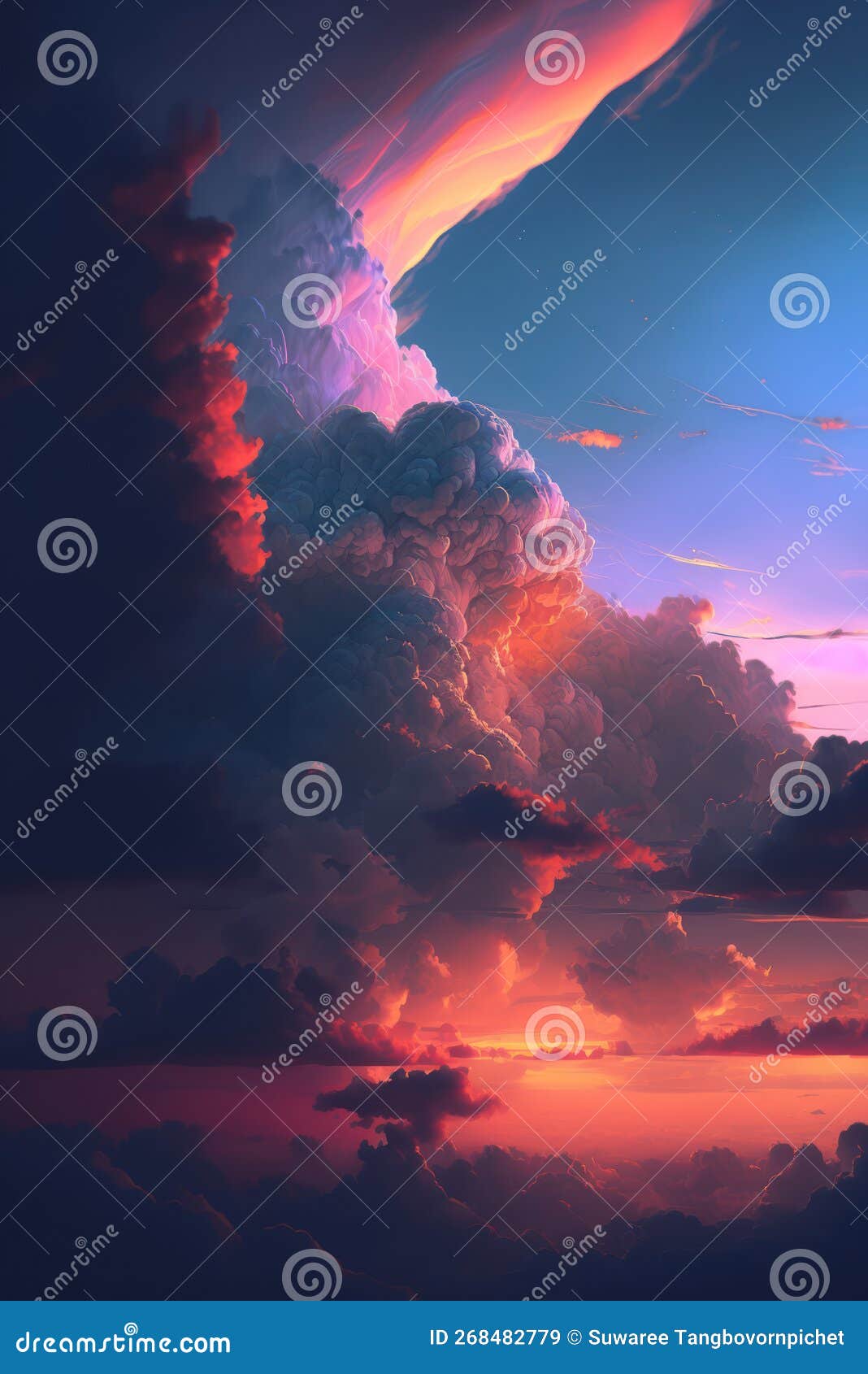 Abstract Vertical Background Colorful Beautiful Background Sky Graphic ...