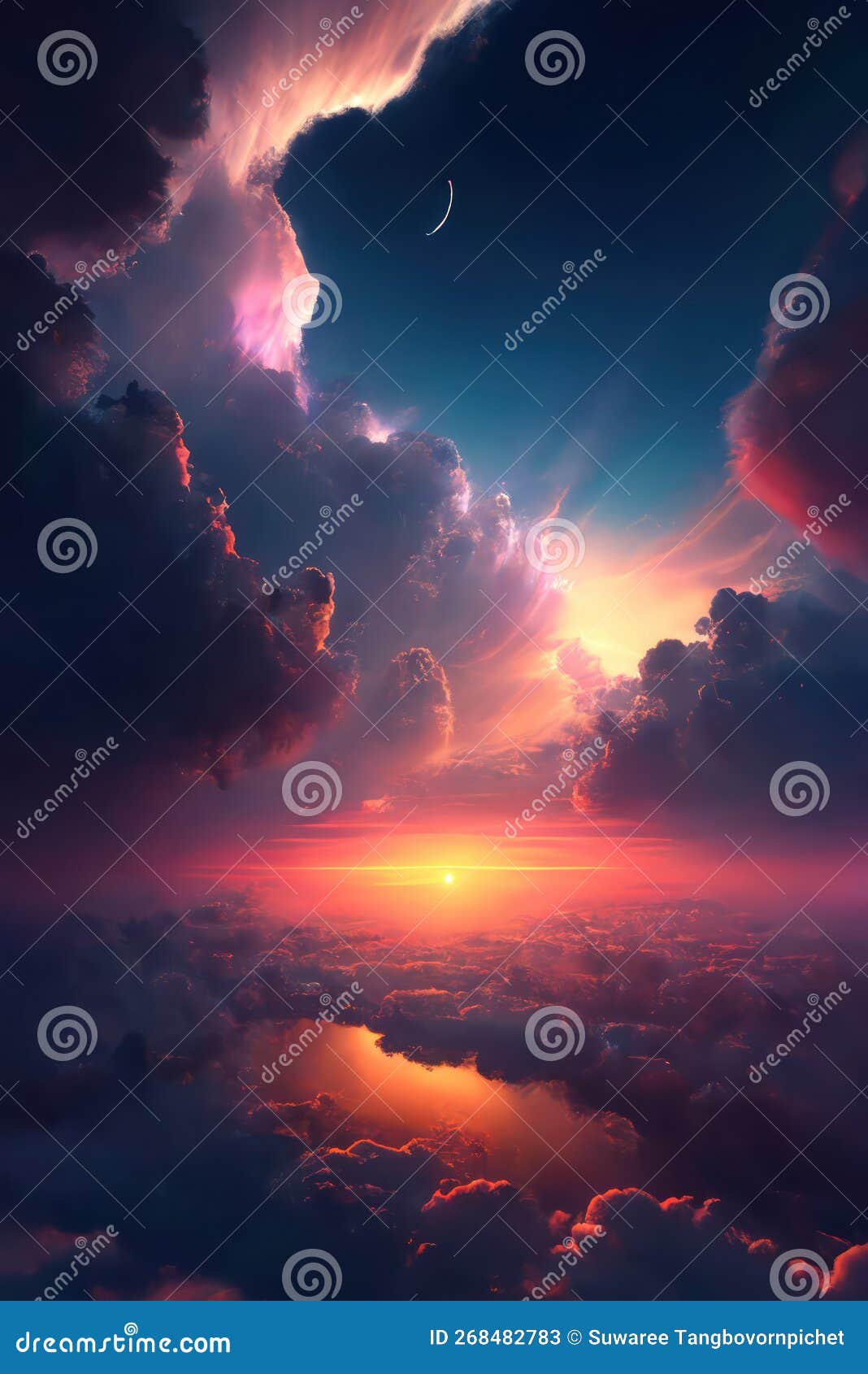 Abstract Vertical Background Colorful Beautiful Background Sky Graphic ...