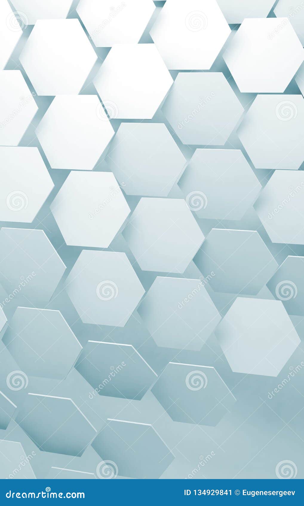 Abstract Vertical Background with Hexagons Stock Illustration ...