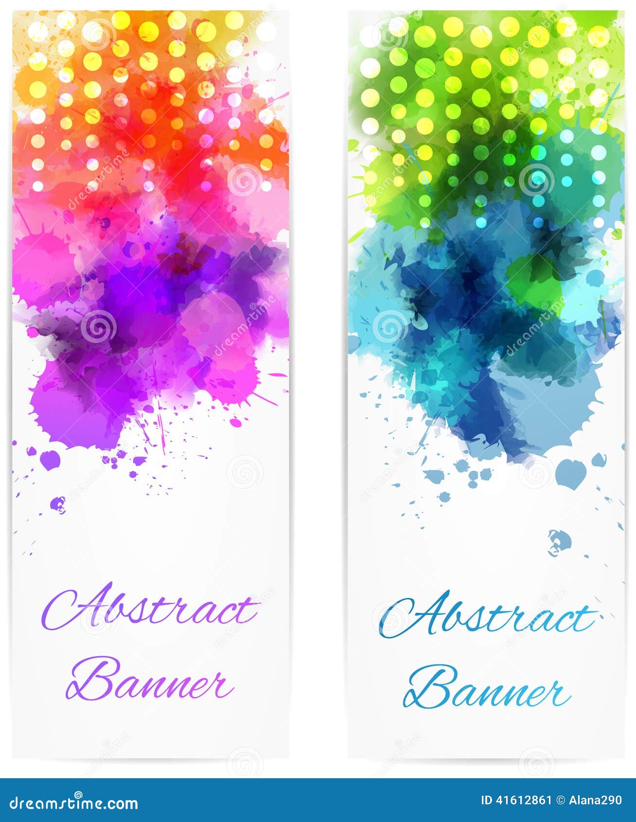 Abstract Vertical Banners with Modern Design Stock Vector ...