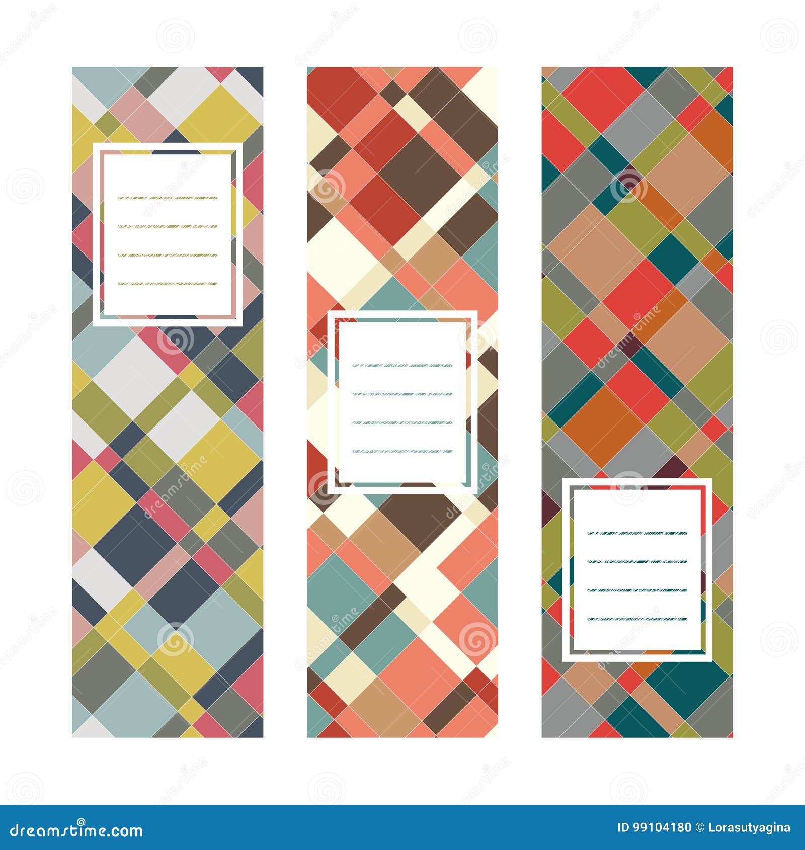 Abstract Vertical Banners. Text Frame. Diagonal. Stock Vector ...