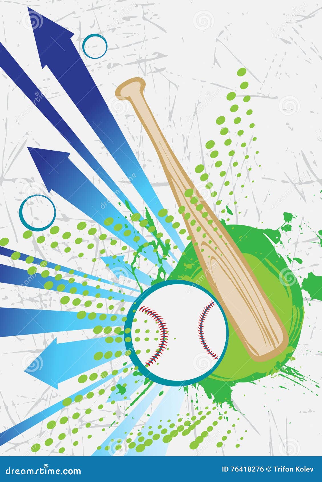 Abstract Vertical Baseball Poster Stock Vector - Illustration of double ...