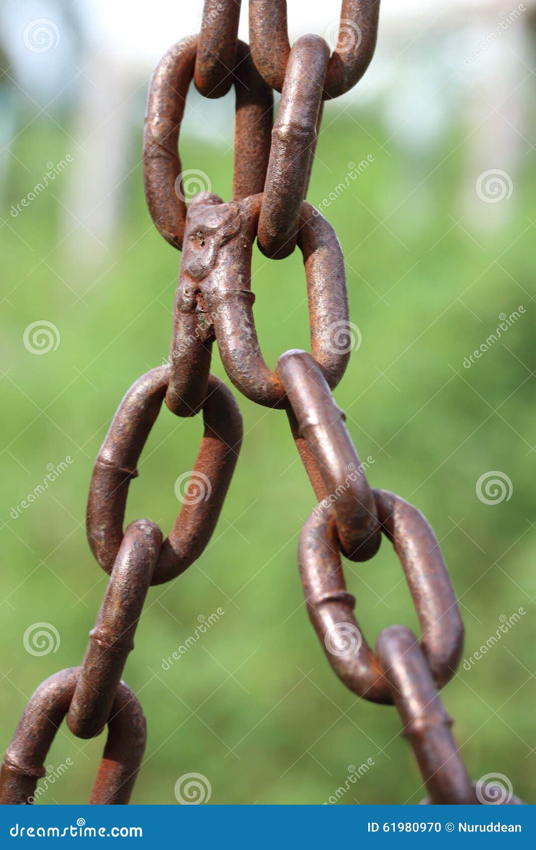 Abstract Vertical Chain Strength for Background Stock Photo - Image of ...