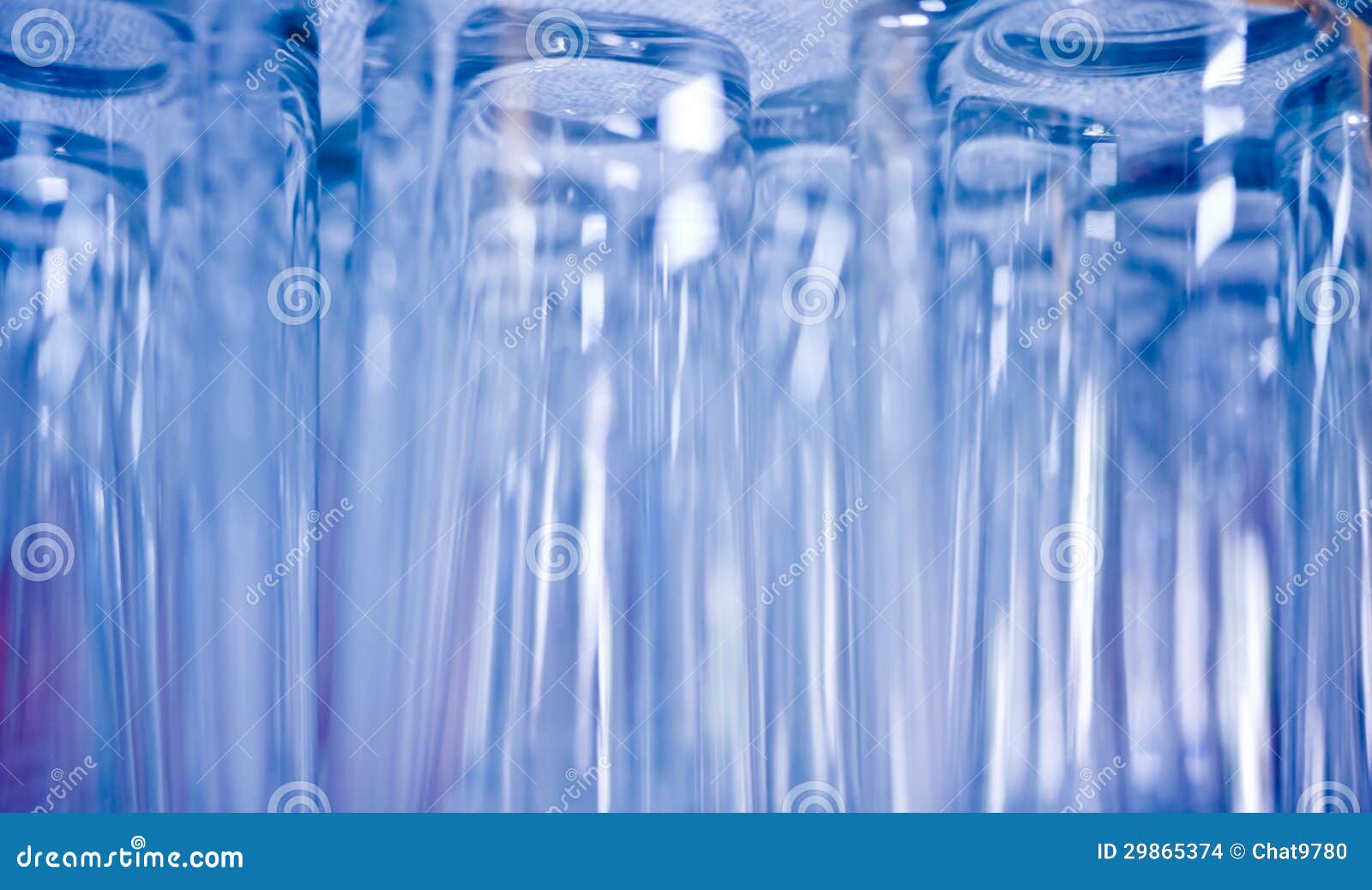 Abstract of Vertical Light Reflection from Many Glasses Stock Photo ...