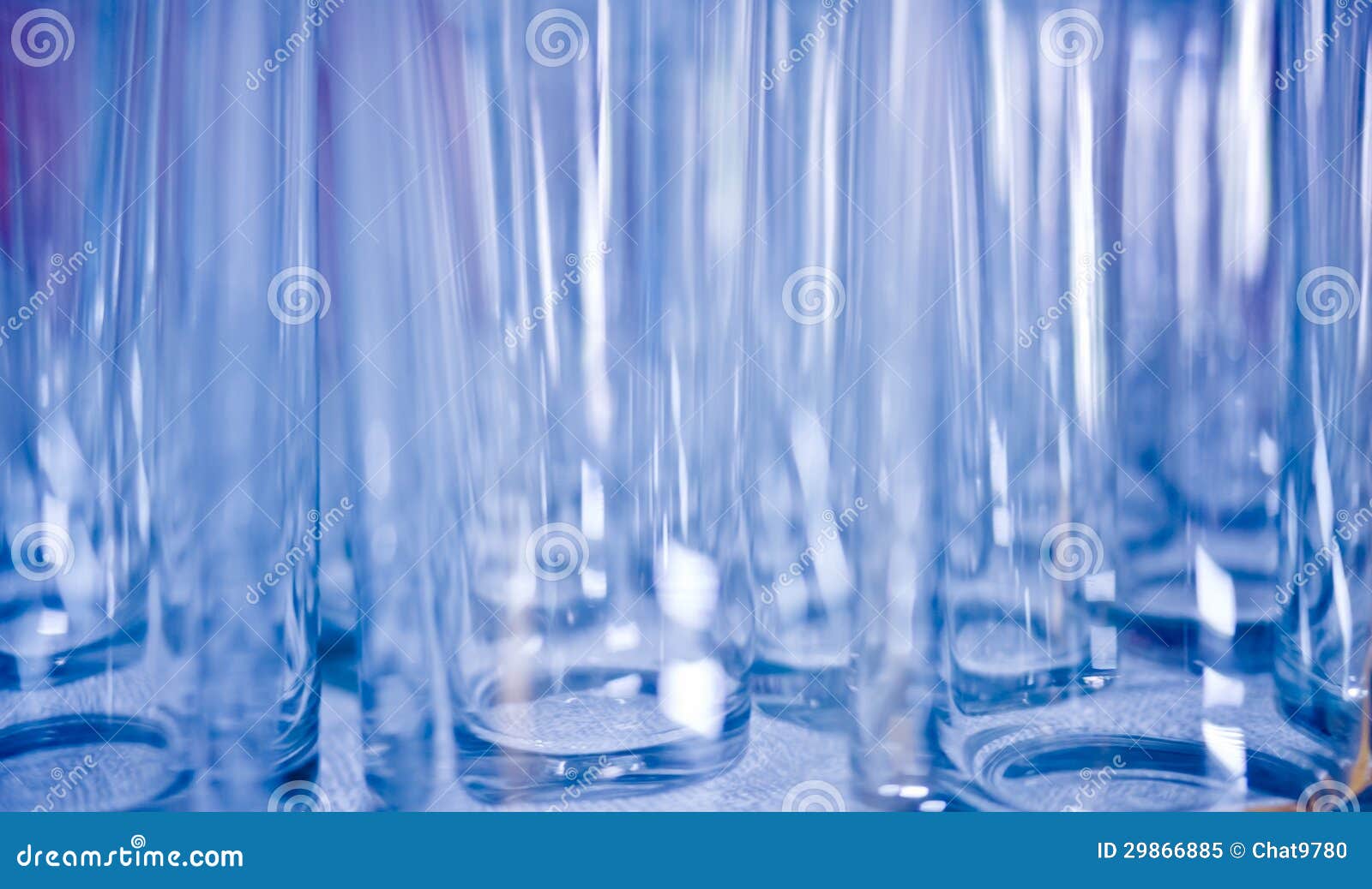 Abstract of Vertical Light Reflection from Many Glasses Stock Image ...
