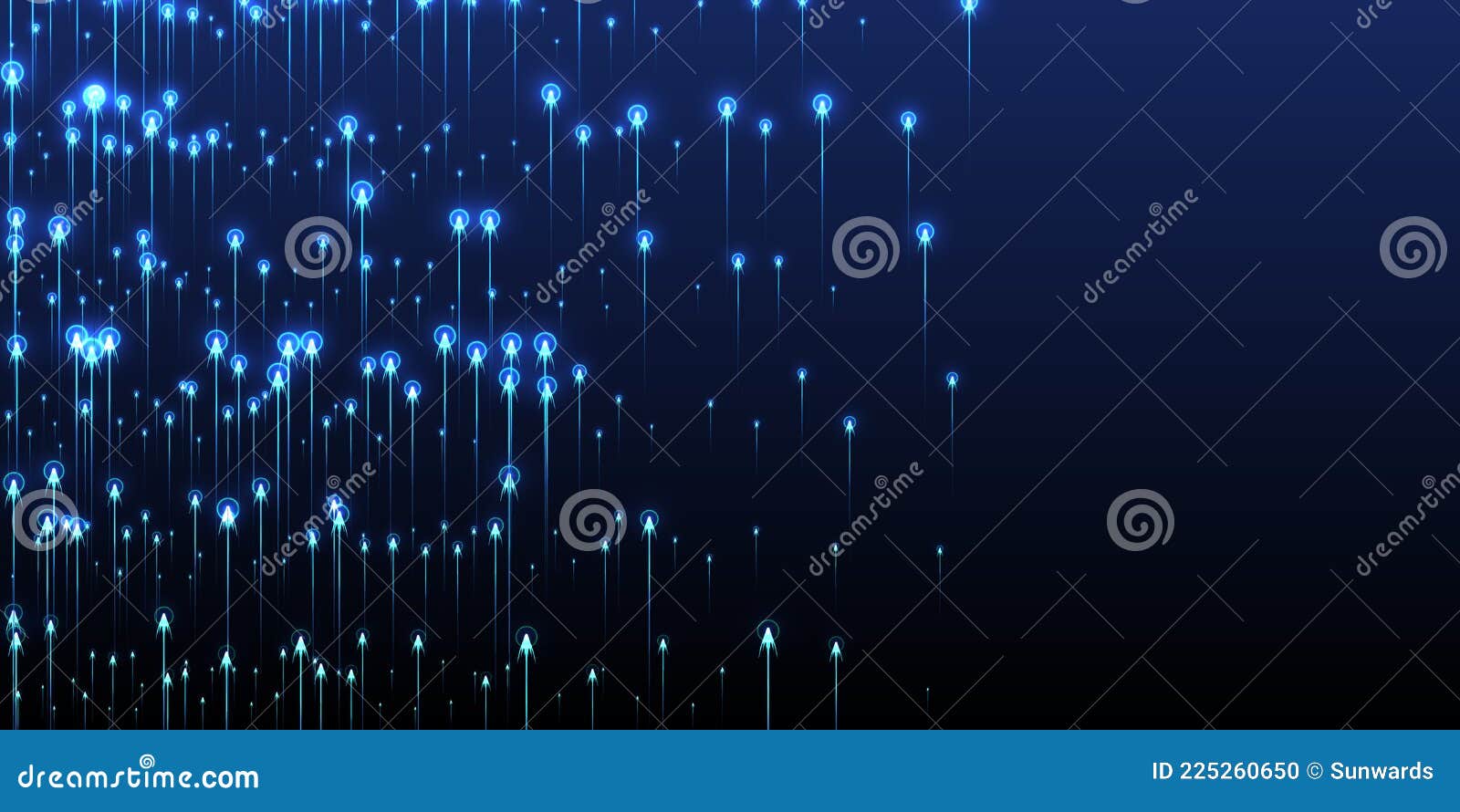 Abstract Vertical Line Beams Data Flows Vector Stock Vector ...