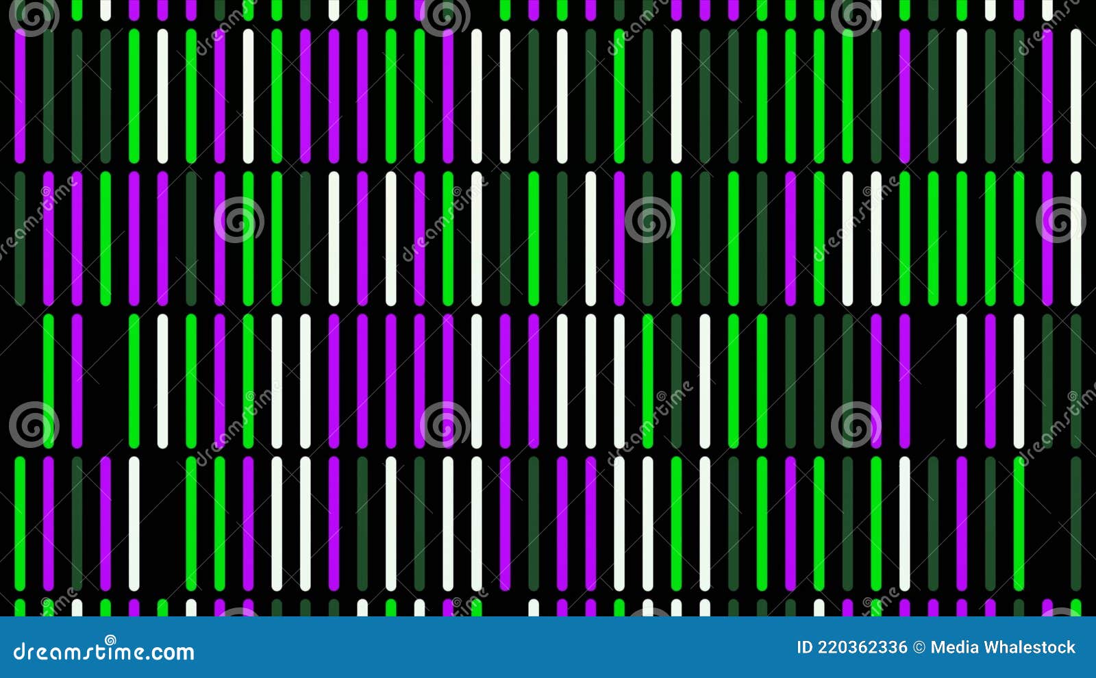 Abstract Vertical Parallel Rows of Line Segments Moving Intermittently ...