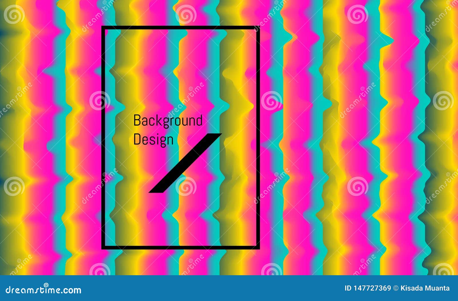 Abstract Verticle Rectangle Blend Wave. Colorful Beautiful Background ...