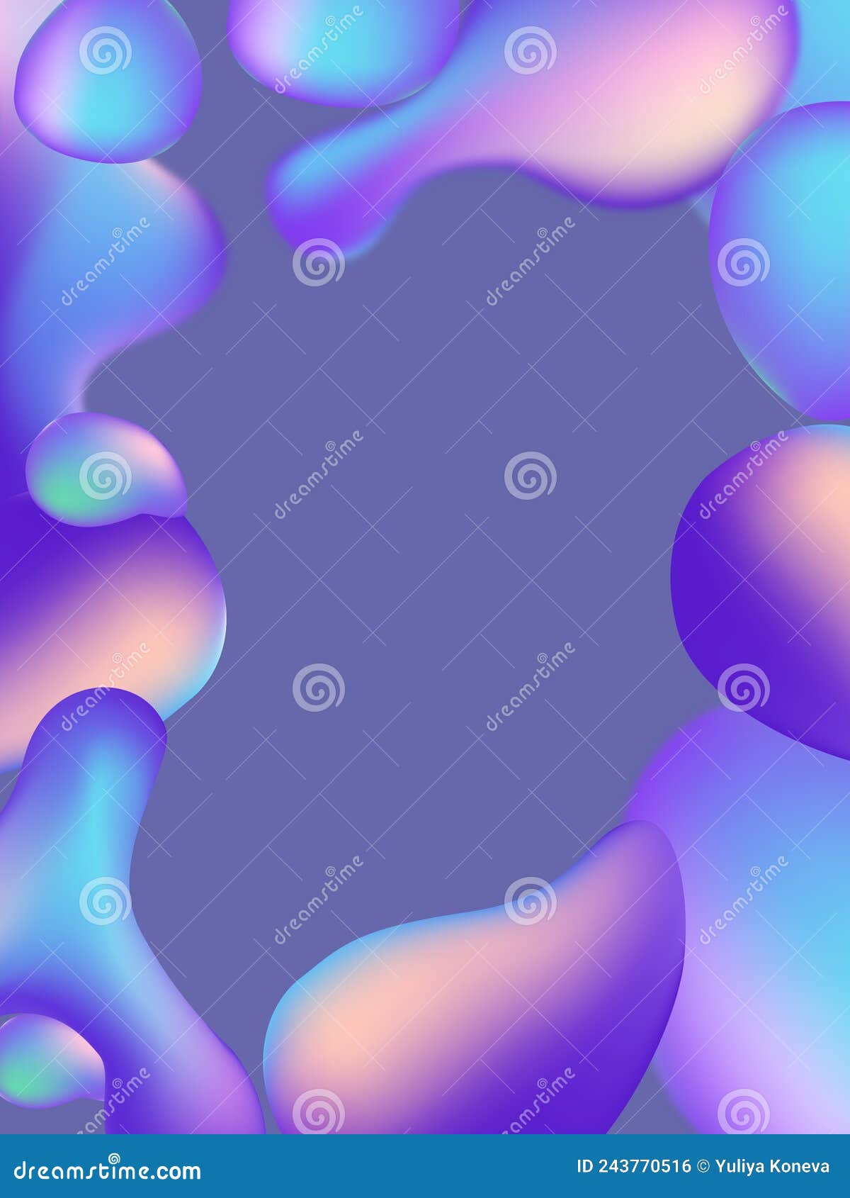 Abstract Very Pery Color Background with Gradient Shapes. Stock Vector ...