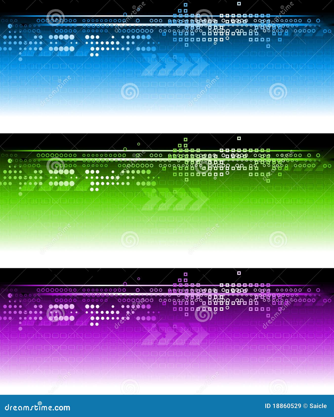 Abstract vibrant banners stock vector. Illustration of backdrop - 18860529