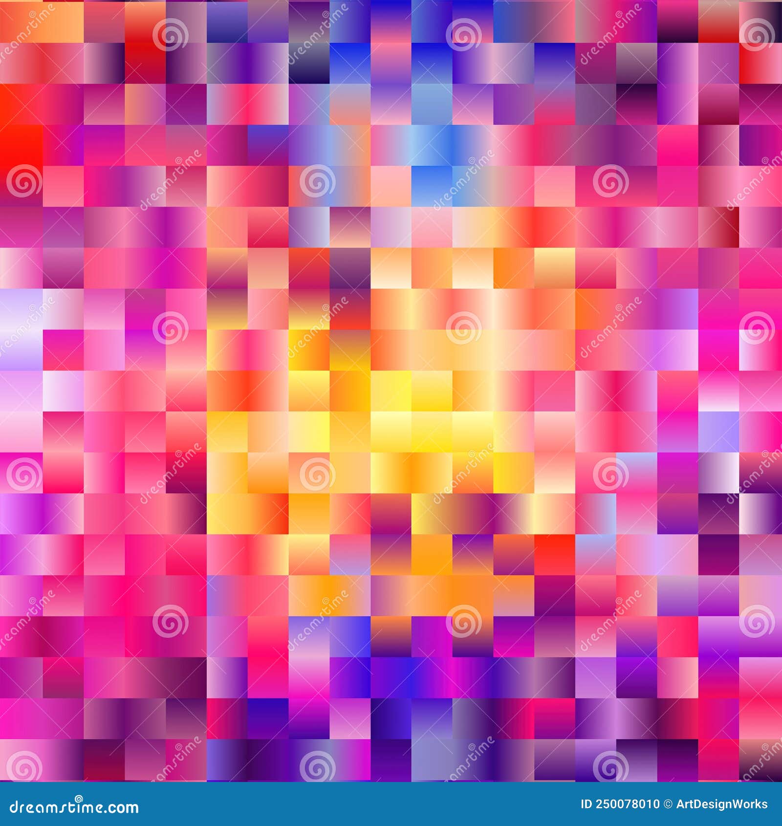 Abstract Vibrant Colors Pattern Background Design Stock Illustration ...