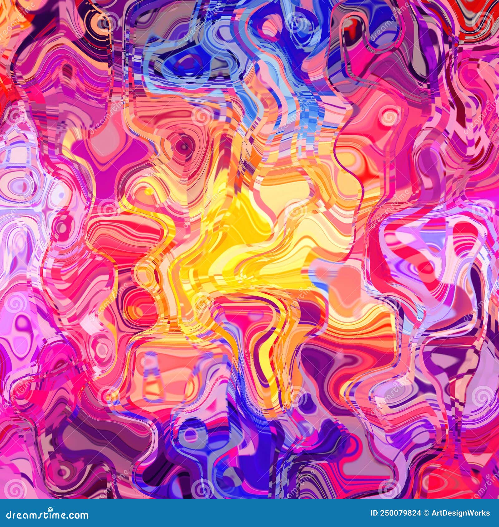 Abstract Vibrant Colors Pattern Background Design Stock Illustration ...