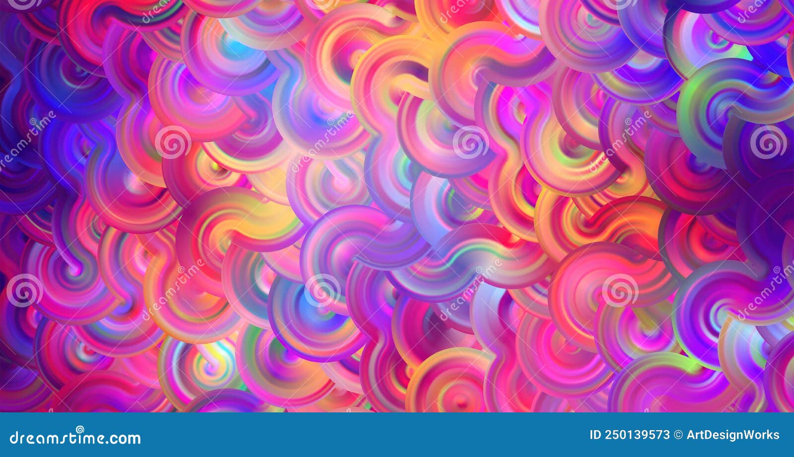 Abstract Vibrant Colors Pattern Background Design Stock Illustration ...