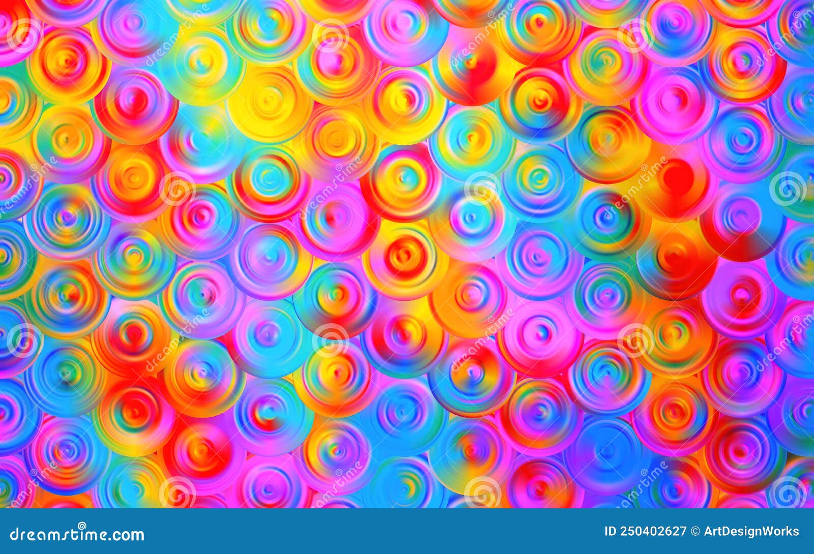 Abstract Vibrant Colors Pattern Background Design Stock Illustration ...