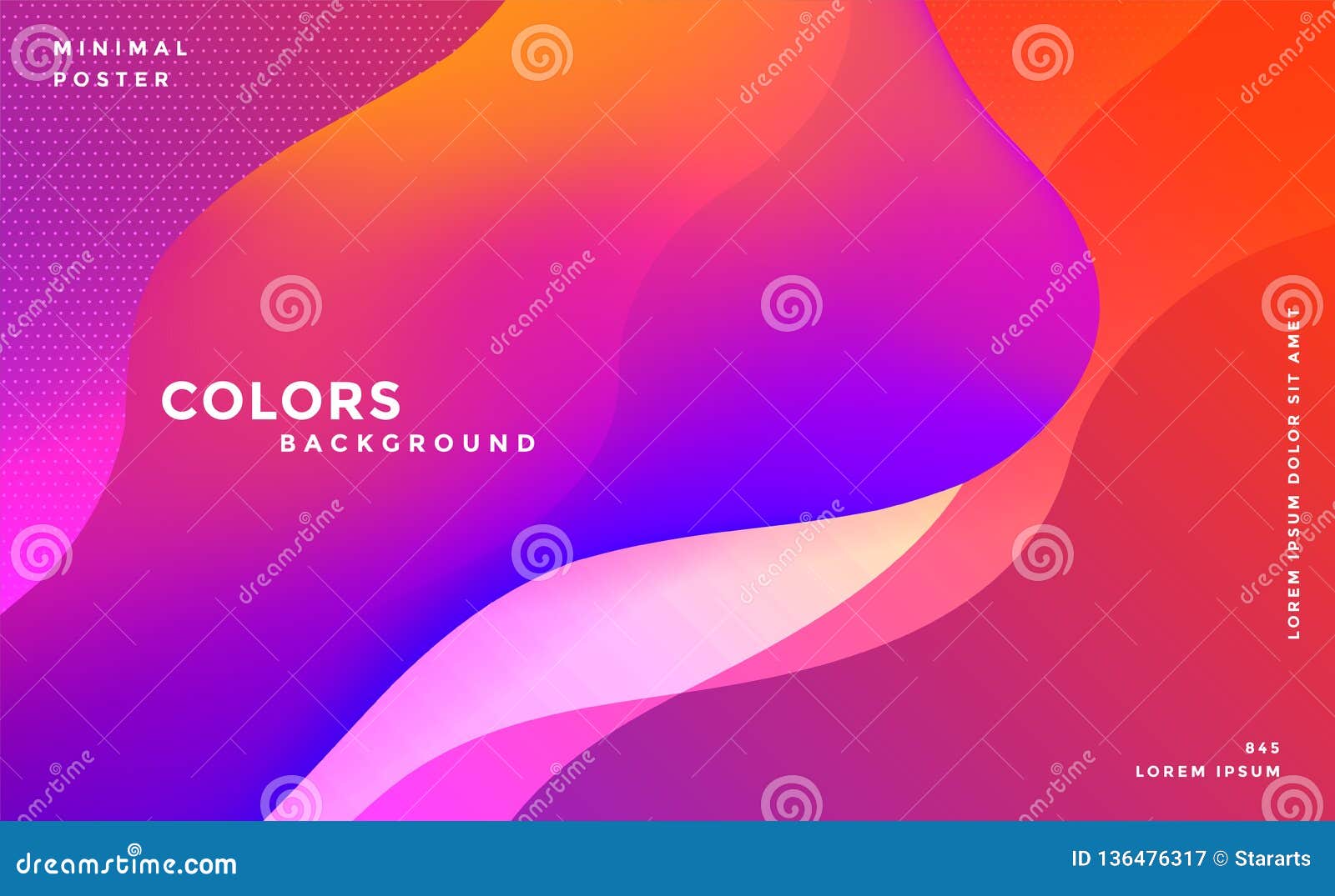 Abstract Vibrant Fluid Colors Background Stock Vector - Illustration of ...