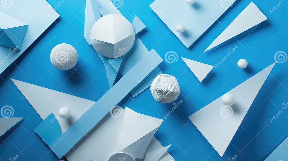 Abstract Vibrant Geometric Shapes Express Seamless Pattern Style ...