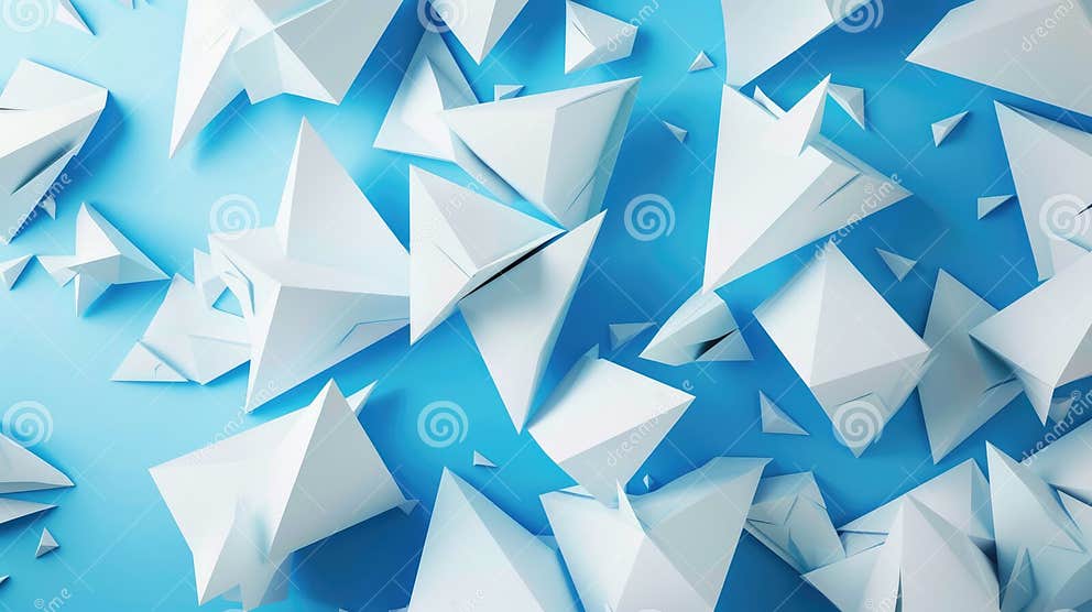 Abstract Vibrant Geometric Shapes Express Seamless Pattern Style ...