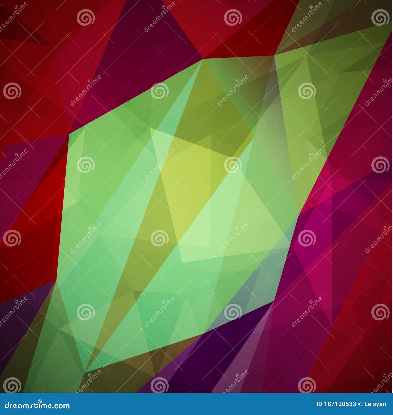 Abstract Vibrant Geometric Triangles Background Stock Vector ...