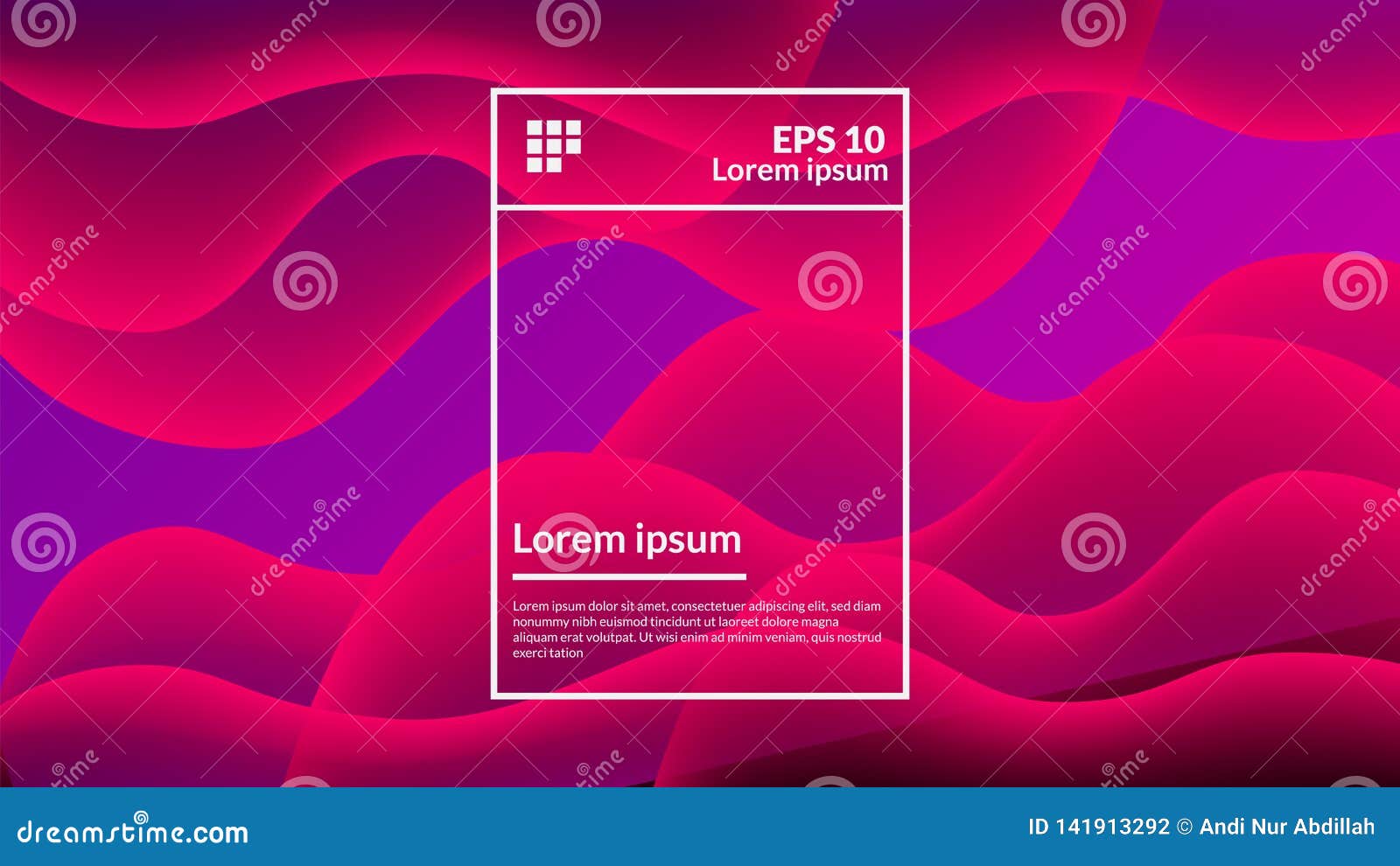 Abstract Vibrant Gradient Violet Modern Wave Background Stock ...