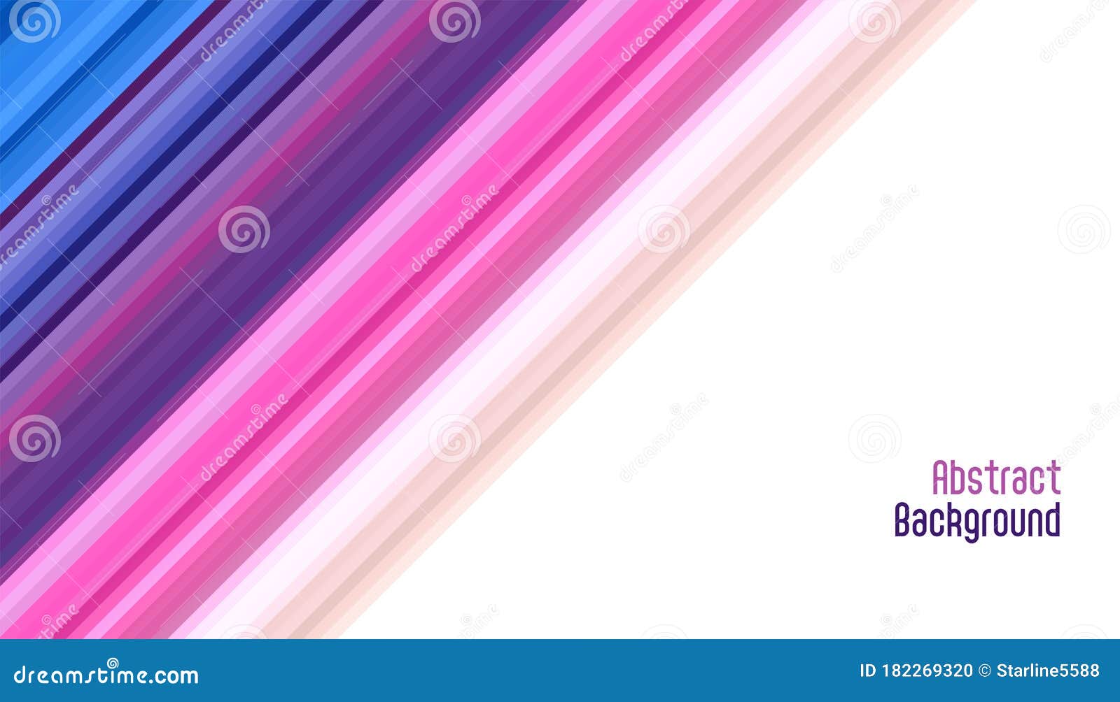 Abstract Vibrant Smooth Diagonal Lines Background Design Stock Vector - Illustration of shape ...