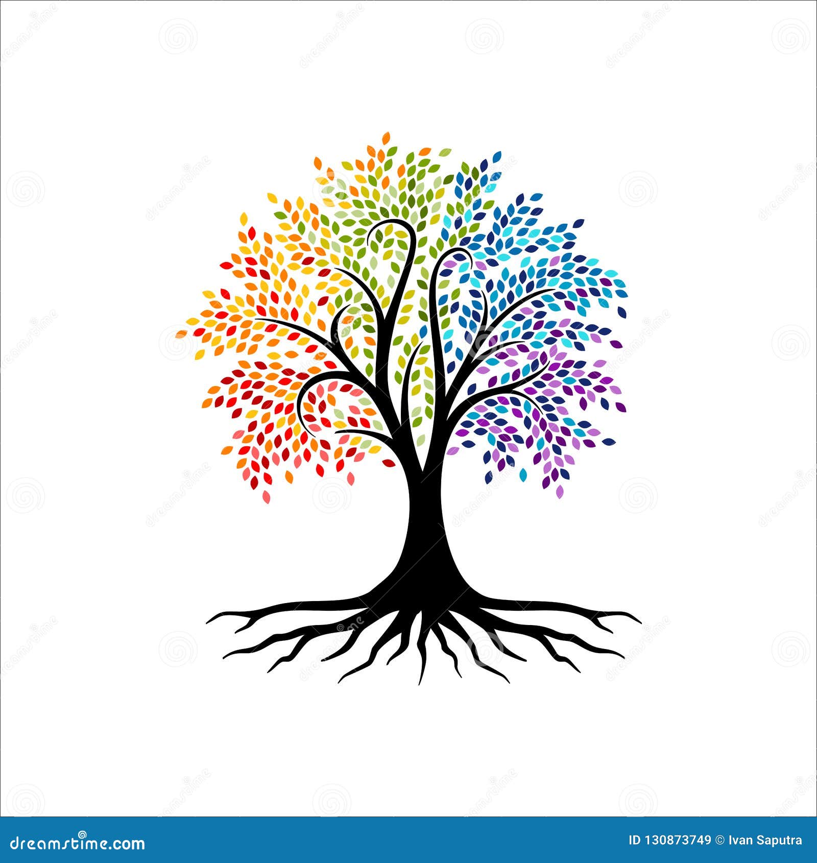 Abstract Vibrant Tree Logo Design, Root Vector - Tree of Life Logo ... Abstract Vibrant Tree Logo Design, Root Vector - Tree of Life Logo ...