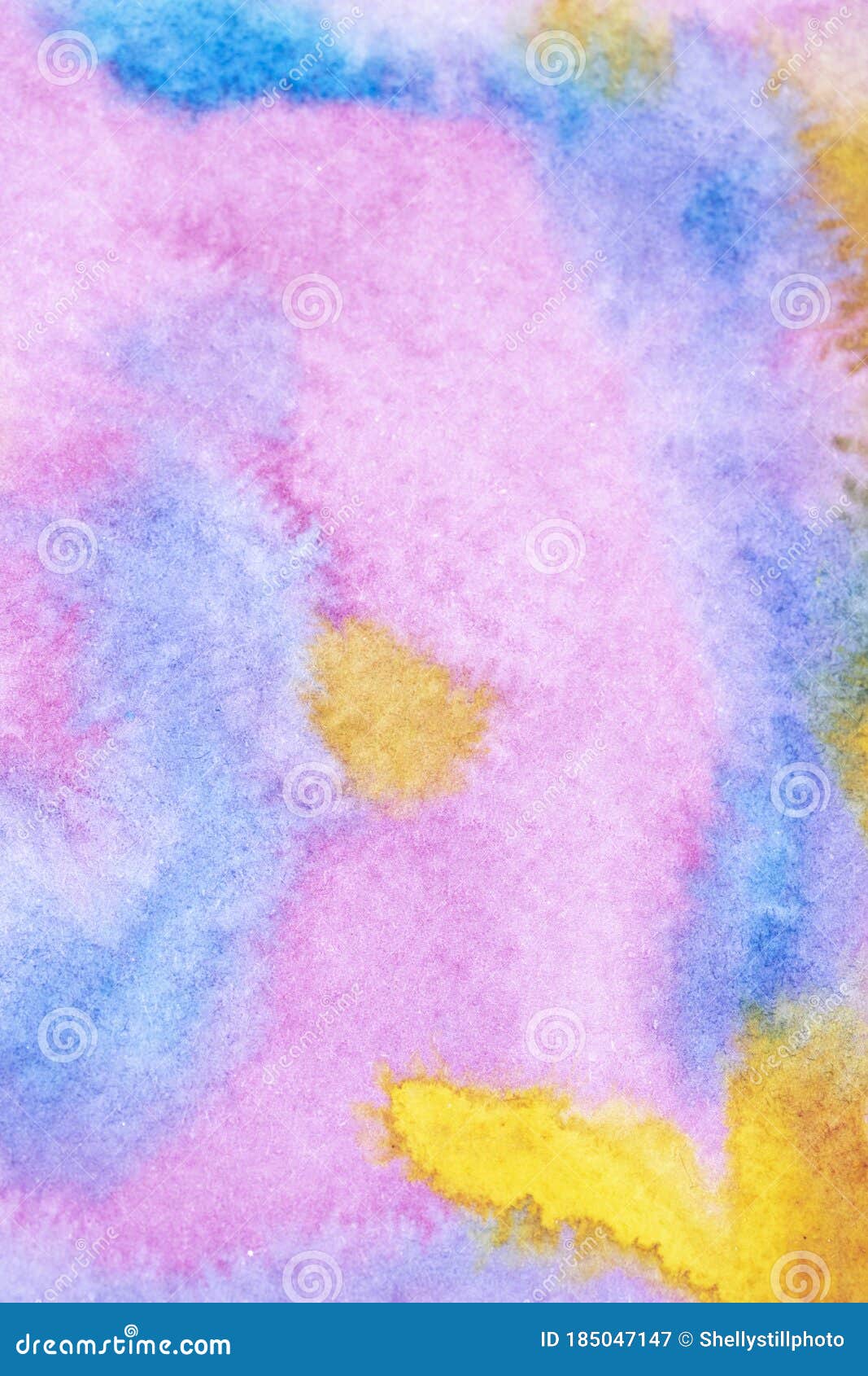 Abstract Vibrant Watercolour Splashes and Paint for Writing Over the ...