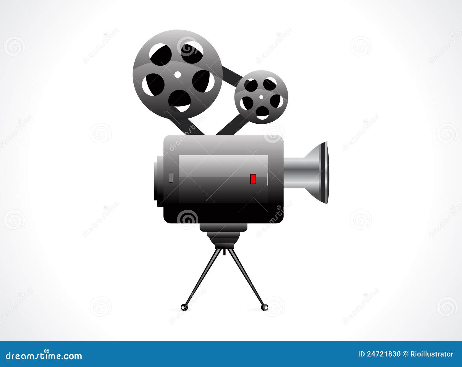 Abstract video camera icon stock vector. Illustration of metal - 24721830