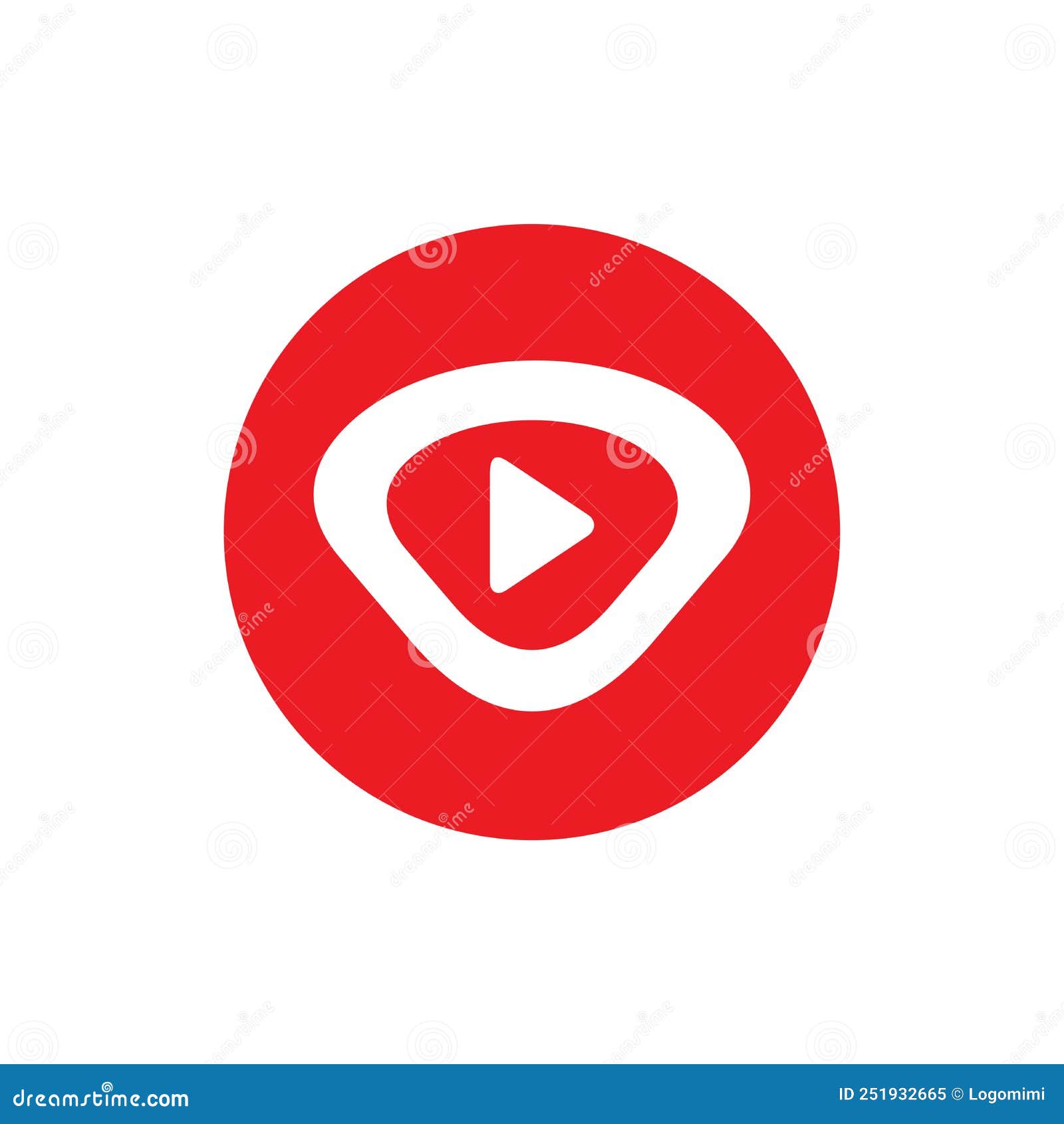 Abstract Video Logo Icon, Vector Illustration Design Stock Vector ...