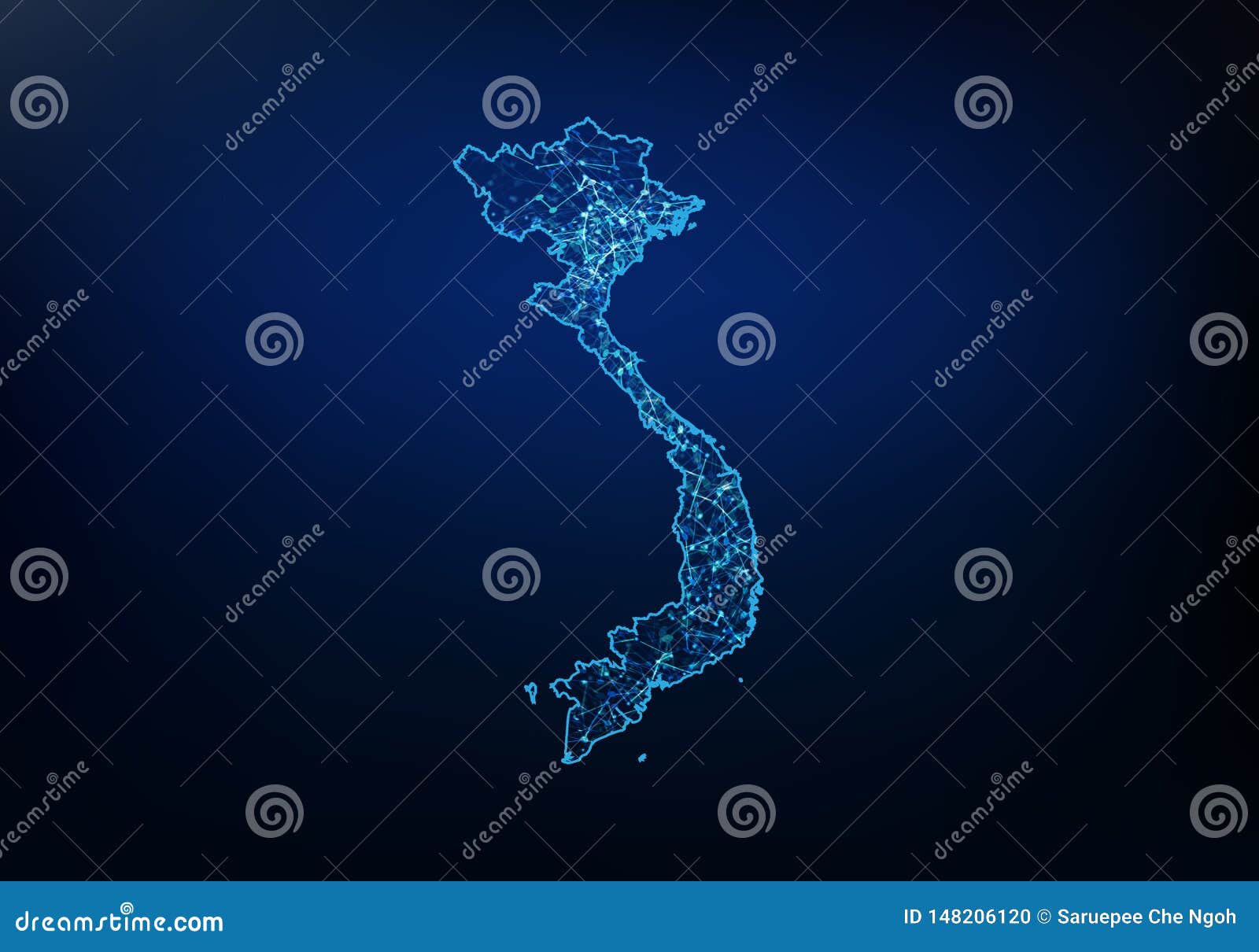 Abstract of Vietnam Map Network, Internet and Global Connection Concept ... Abstract of Vietnam Map Network, Internet and Global Connection Concept ...
