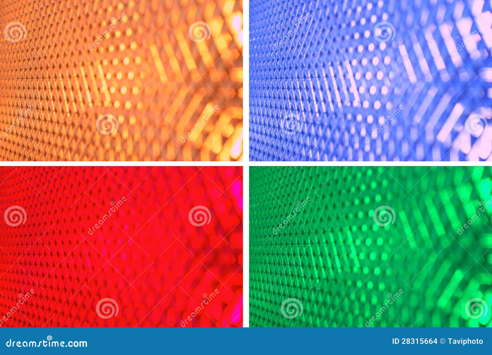 Abstract View of Different Colored Light Stock Photo - Image of texture ...