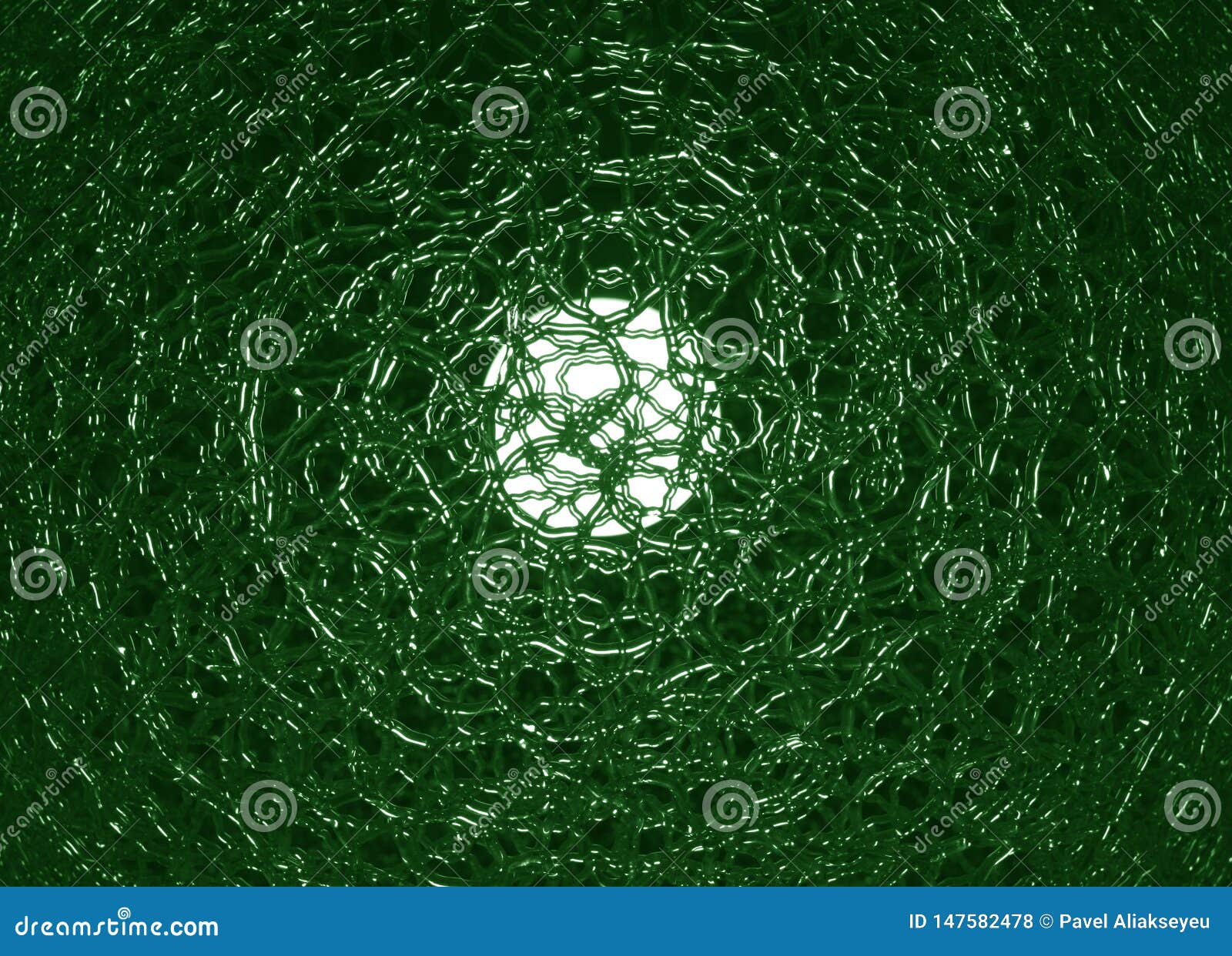 Abstract View of Electric Lamp in Green Tone Stock Photo - Image of ...