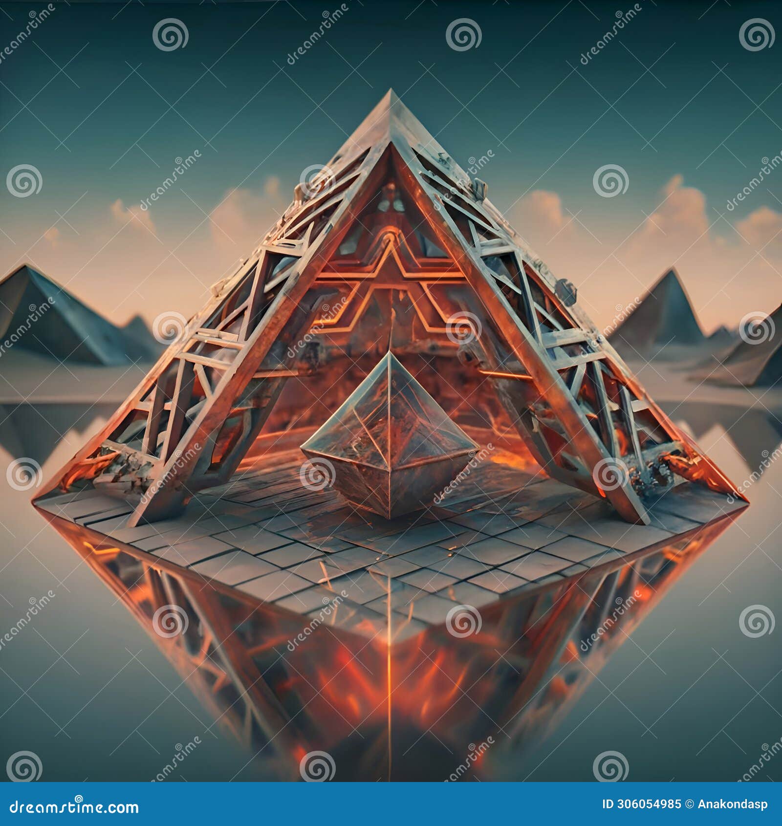 Abstract View of Four Dimension and Ether, Energy Power. Spiritual ...