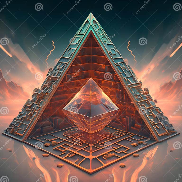 Abstract View of Four Dimension and Ether, Energy Power. Spiritual ...