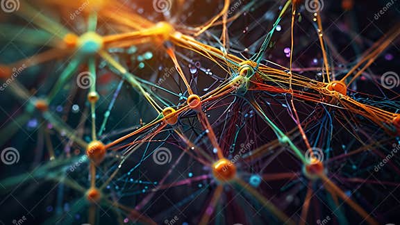 Neural Network Dynamics Visualized with Interconnecting Nodes, Synaptic Patterns, and ...