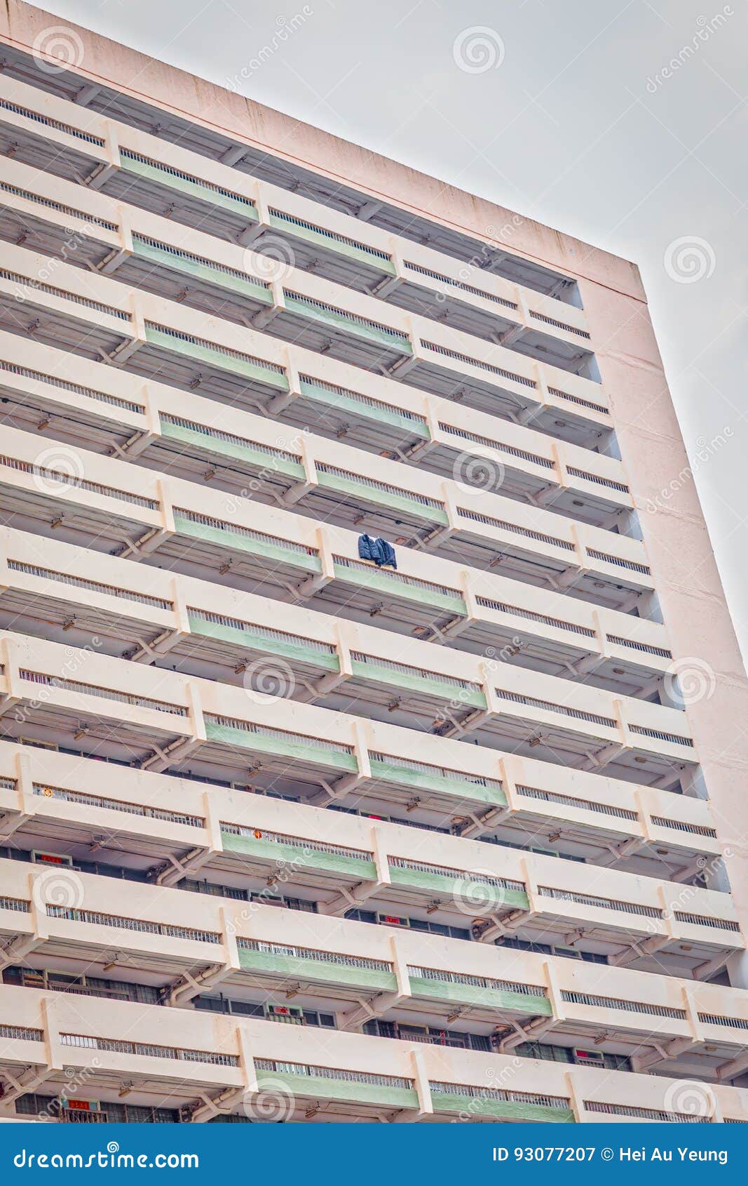 Abstract View of Public Housing in Hong Kong Stock Image - Image of ...