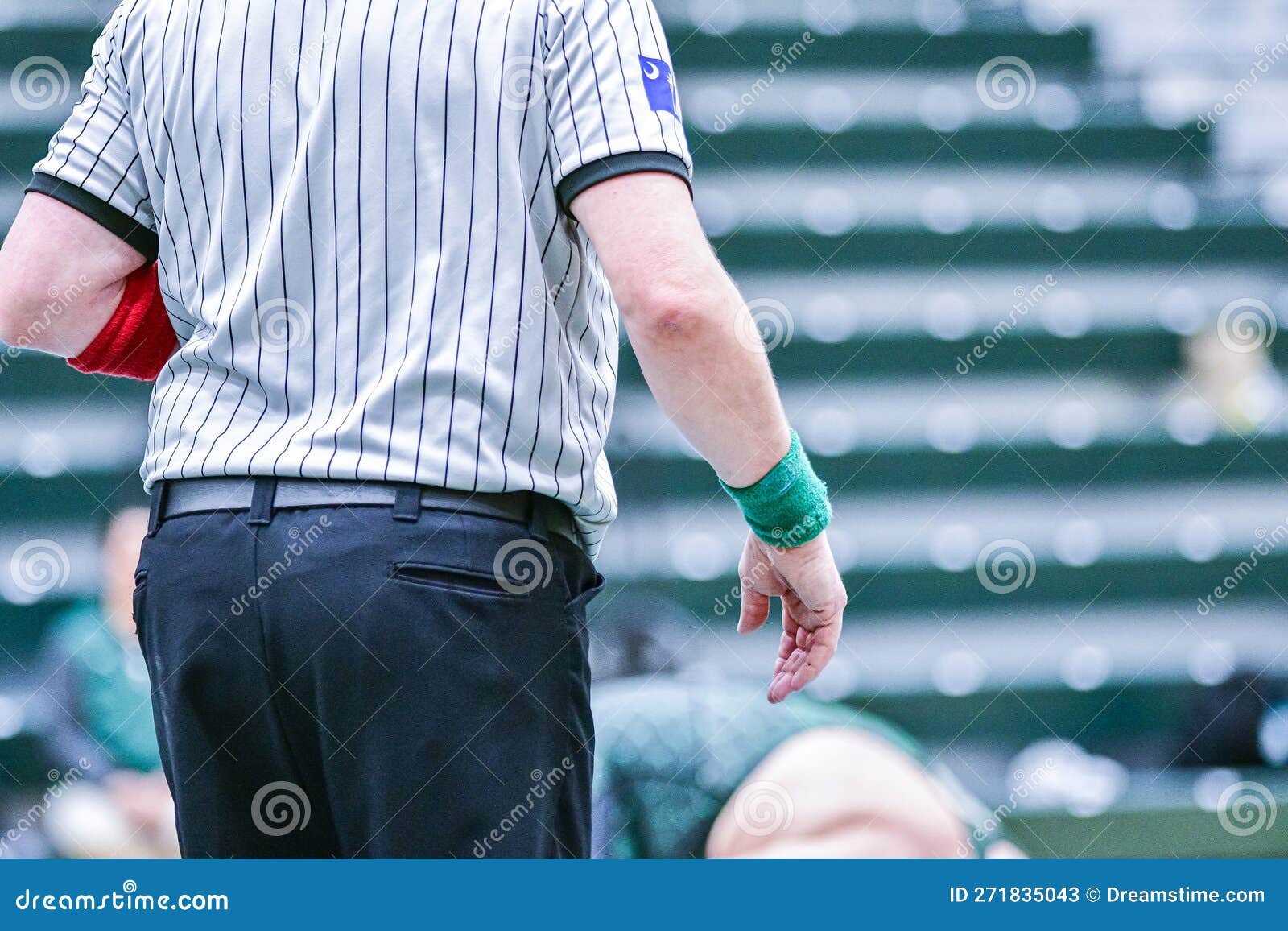 Abstract View of a Referee and Wrestling Men Stock Image - Image of ...