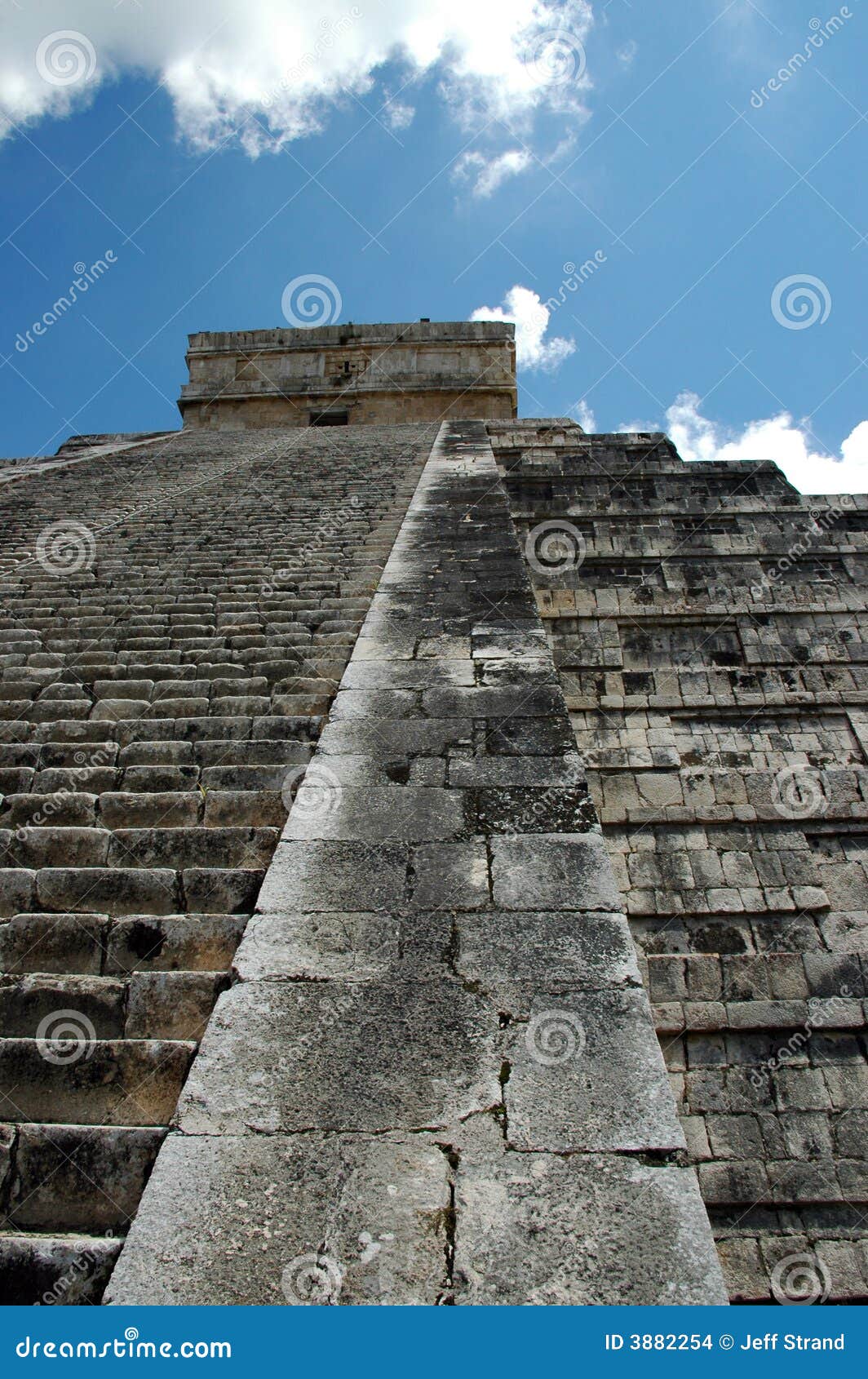 Abstract View of Steps of Ancient Mayan Pyramid Stock Photo - Image of ...