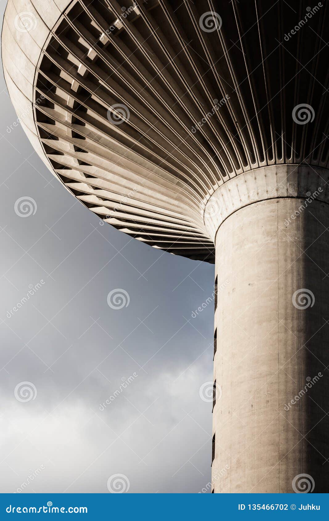 Abstract View of Water Tower Stock Photo - Image of view, structure ...
