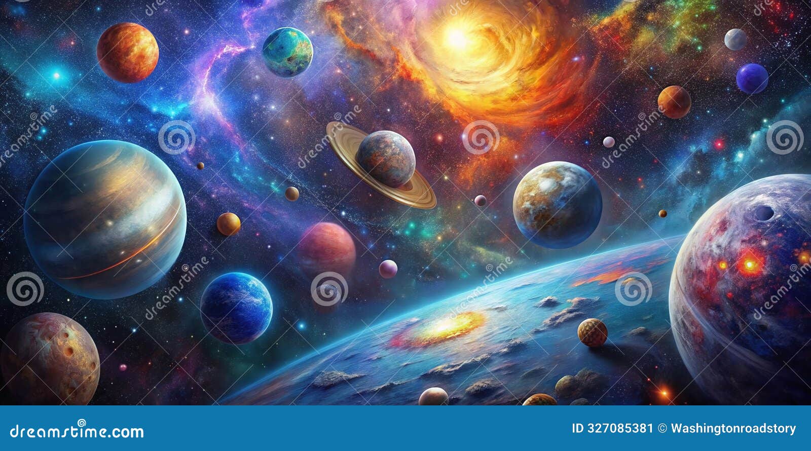 Exploring the Cosmos: Abstract Views of Stars Planets and Dark Matter ...