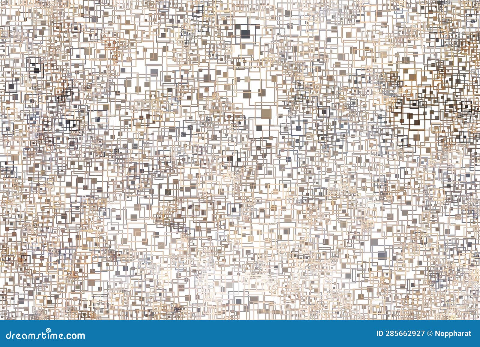 Abstract Vignette Square and Circle Color on White Background Stock ...