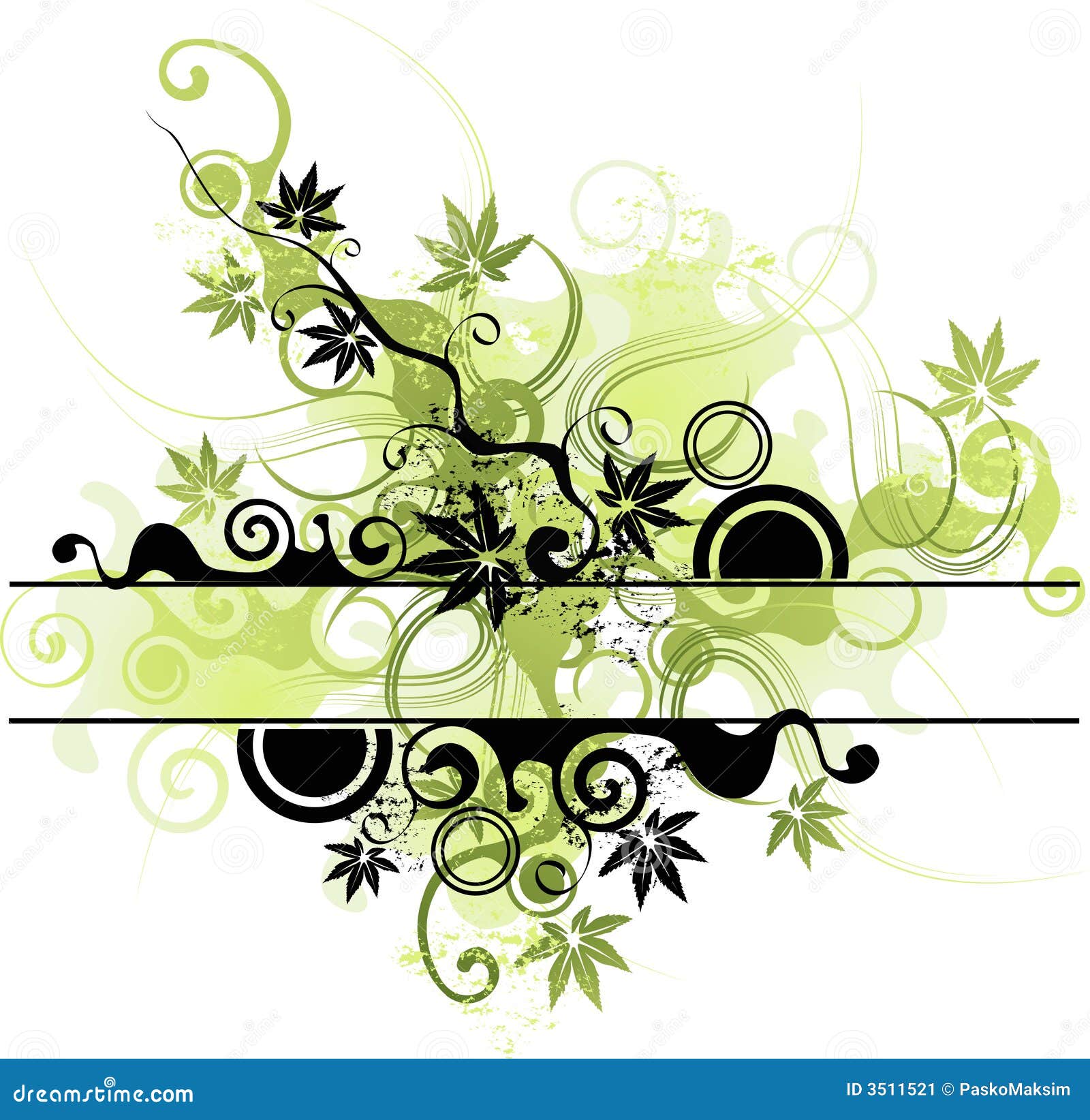 Abstract vine background stock vector. Illustration of lines - 3511521