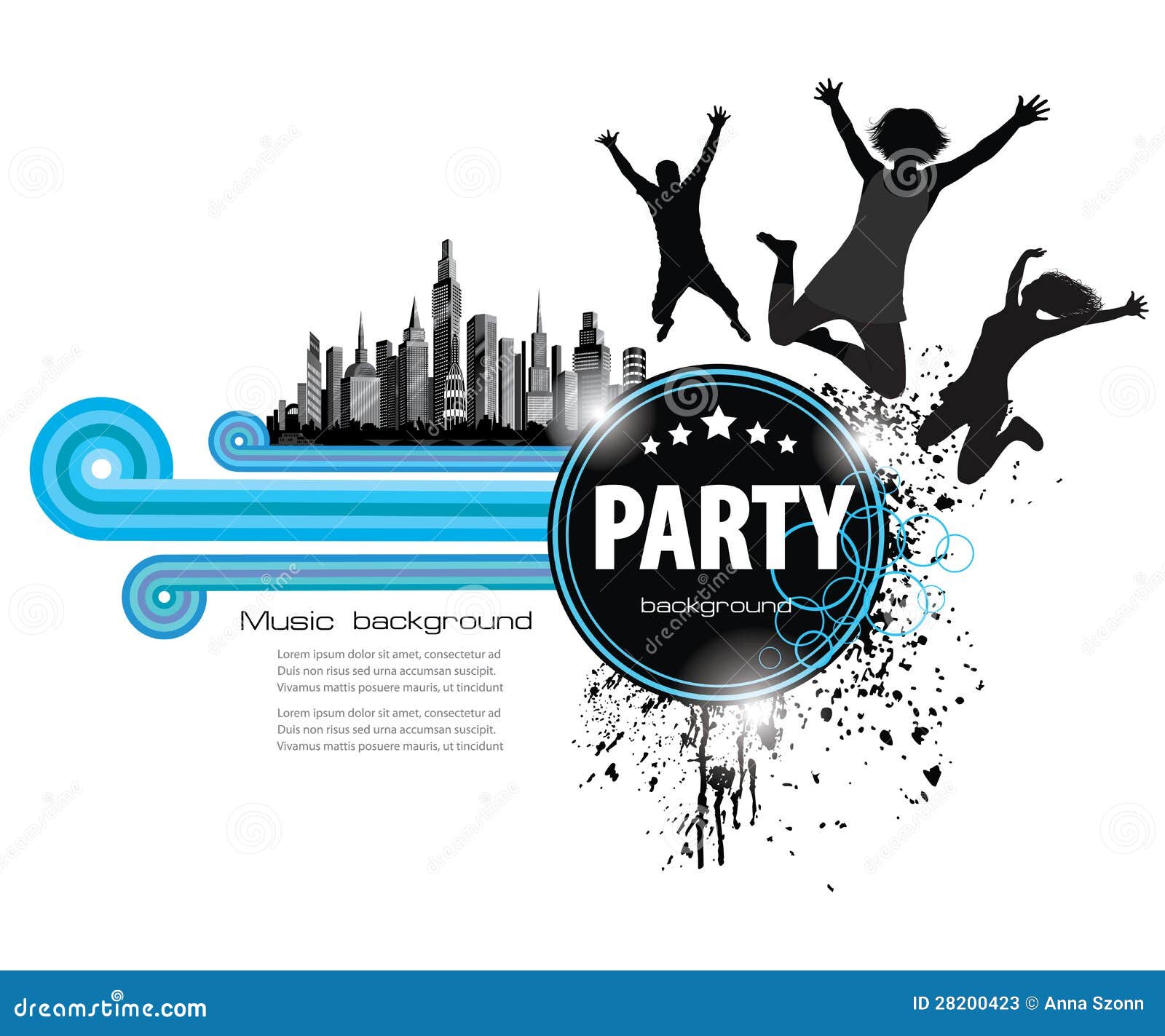 Abstract Vintage Background for Party. Stock Vector - Illustration of ...