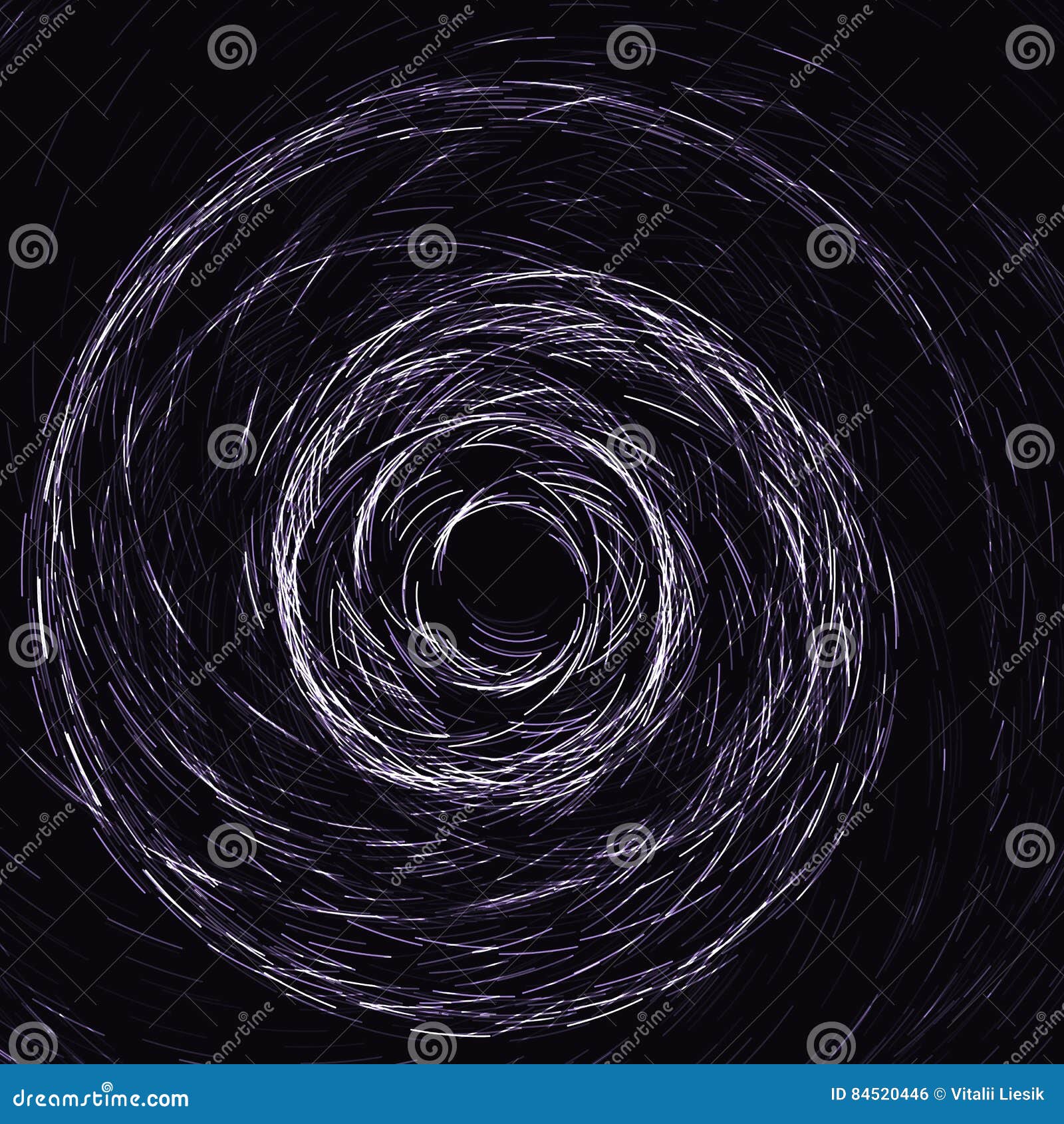 Abstract Vintage Black Ink Spiral Texture and Background Stock ...