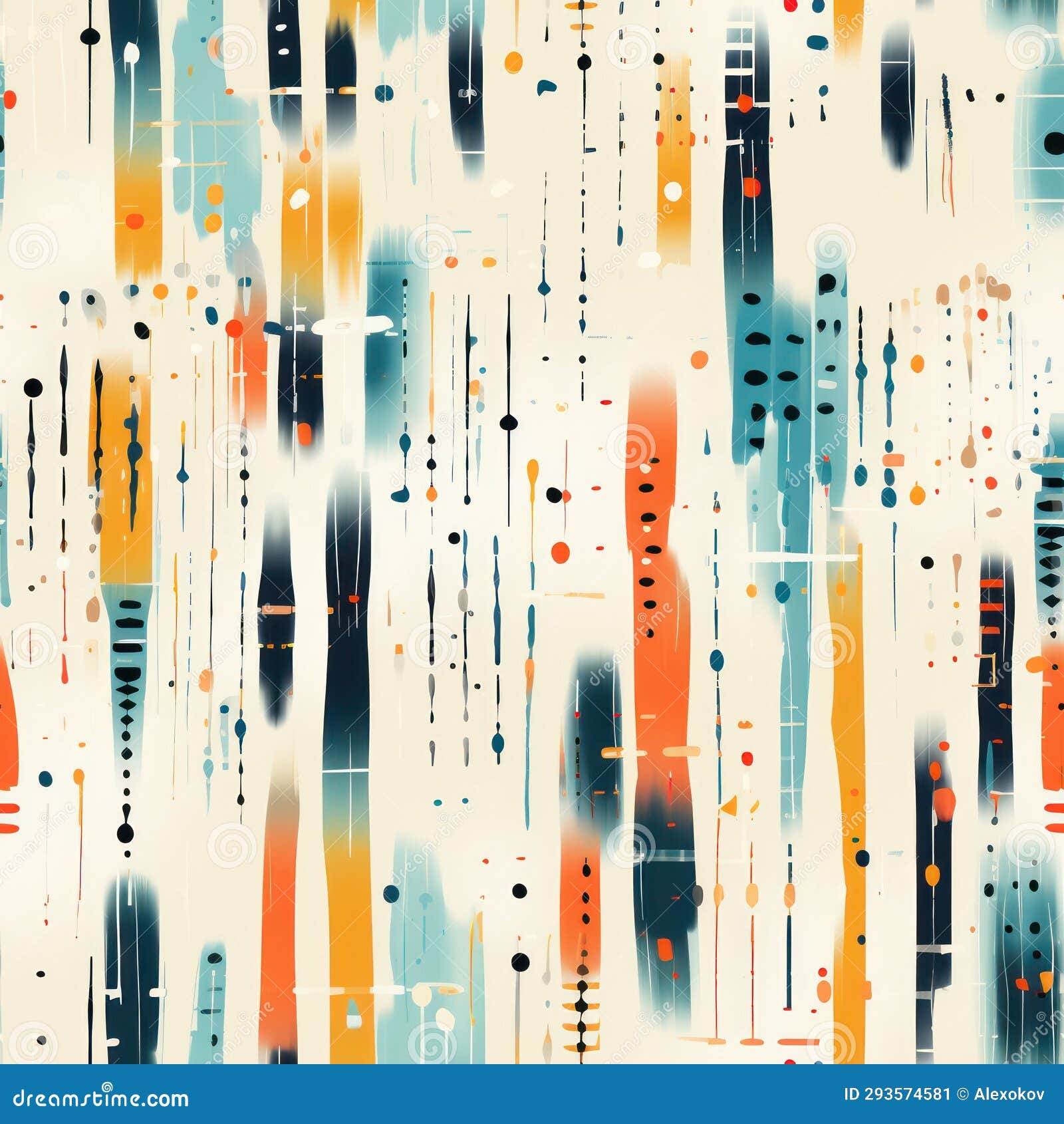 Abstract Vintage Morse Code Seamless Pattern AI Generated Stock ...