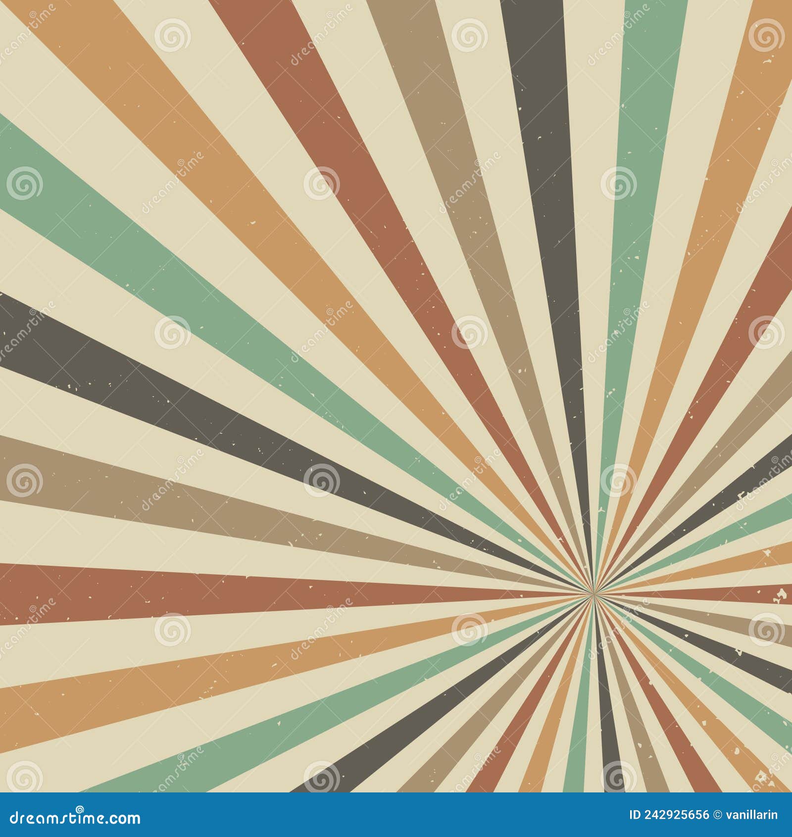 Abstract Vintage Retro Sunburst Background Stock Vector - Illustration ...