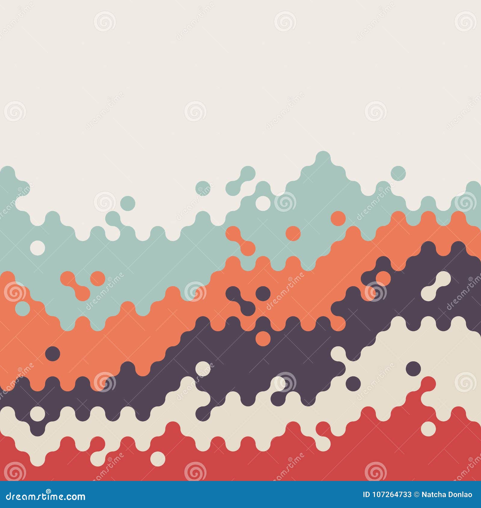 Abstract Vintage Retro Wave Pattern Background Stock Illustration ...
