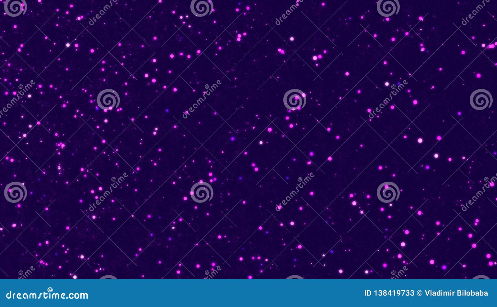 Abstract Violet Background with Many Particles Stock Illustration ...