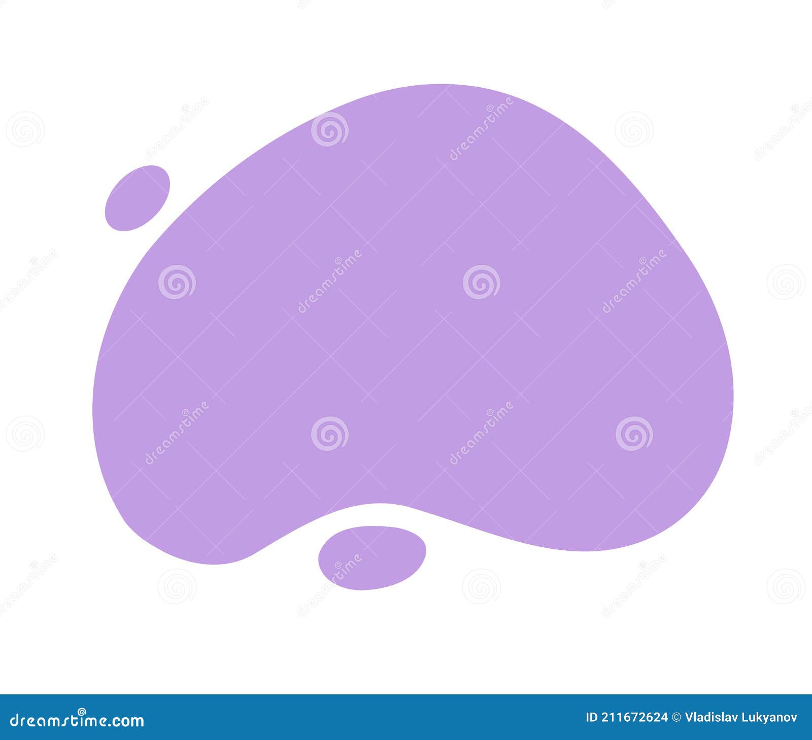 Abstract Violet Color Shape Element Design for Fluid Liquid Vector ...