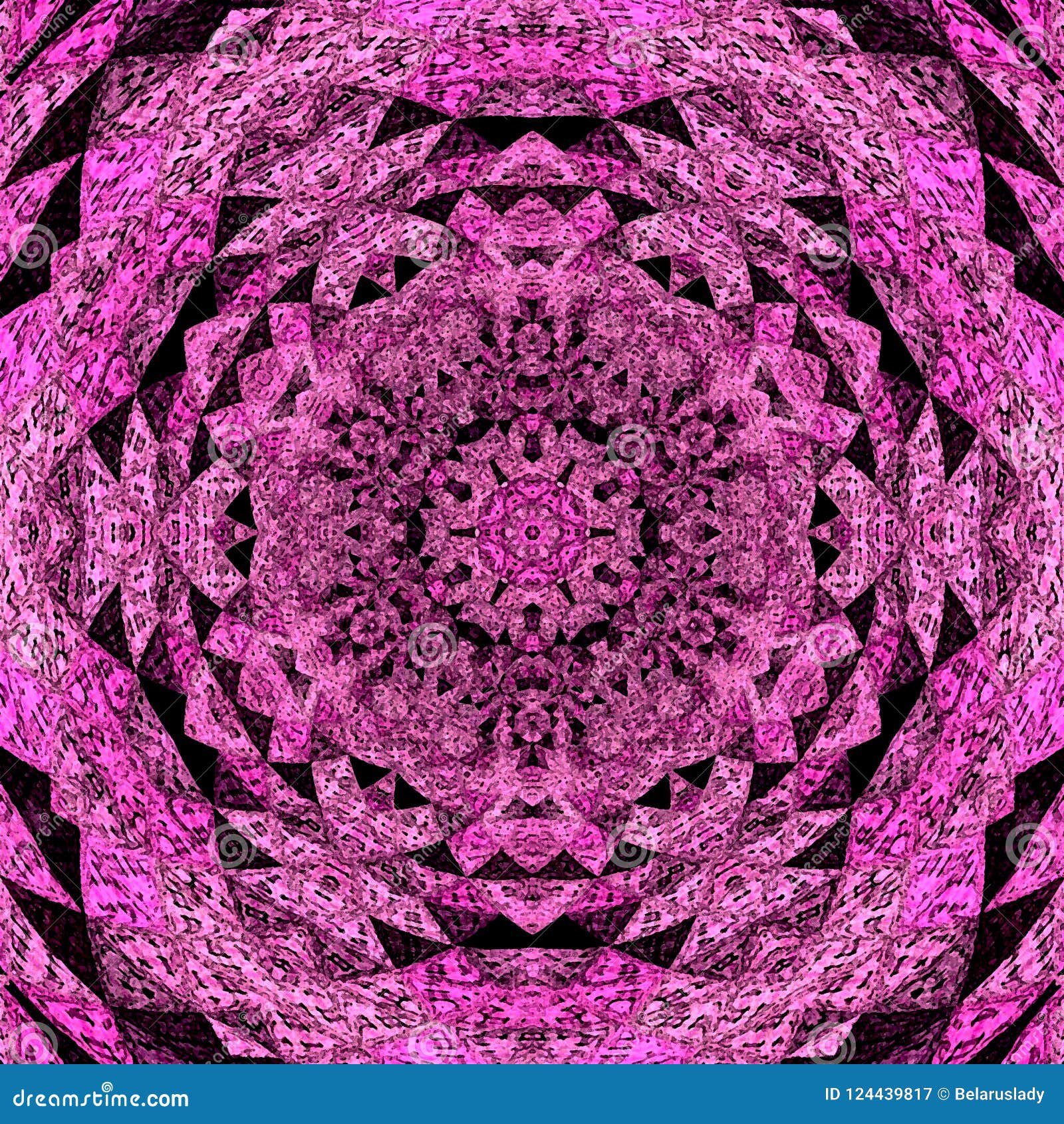 Abstract Violet Flower Mandala. Decorative Element for Design Stock ...