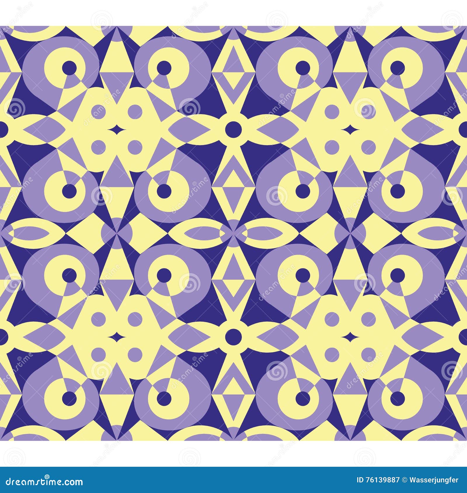 Abstract Violet Geometrical Seamless Pattern Stock Vector ...